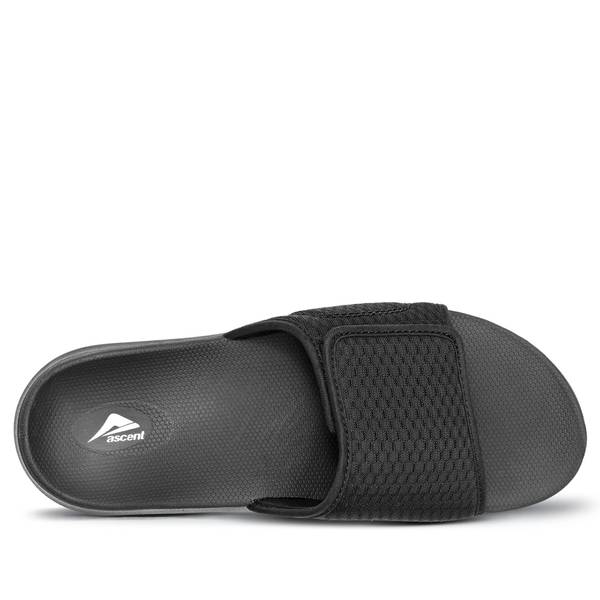 GROOVE SLIDER MENS - BLACK - Comfort Shoes